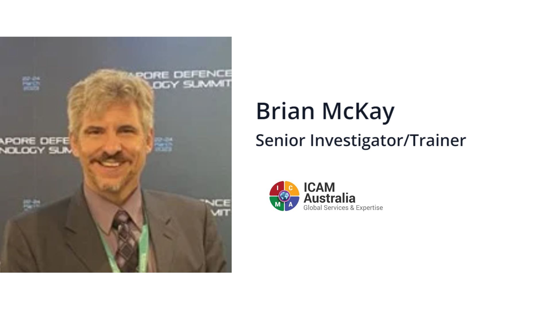 ICAM Australia | About Brian McKay